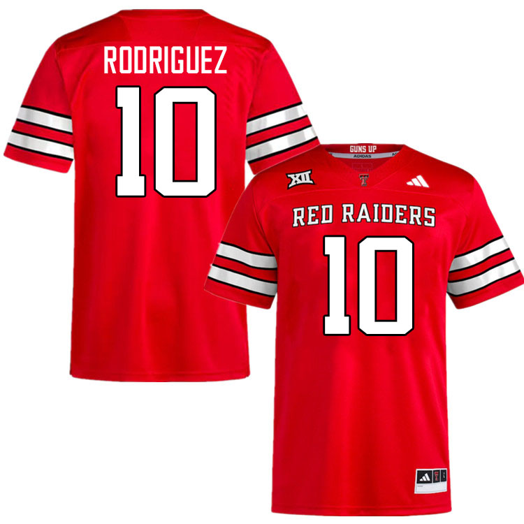 Jacob Rodriguez Texas Tech Jerseys,TTU Red Raiders #10 Jacob Rodriguez ...